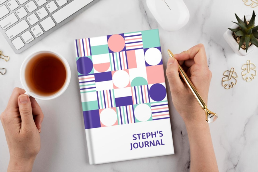 Spiral Bound Book - Bumble Print