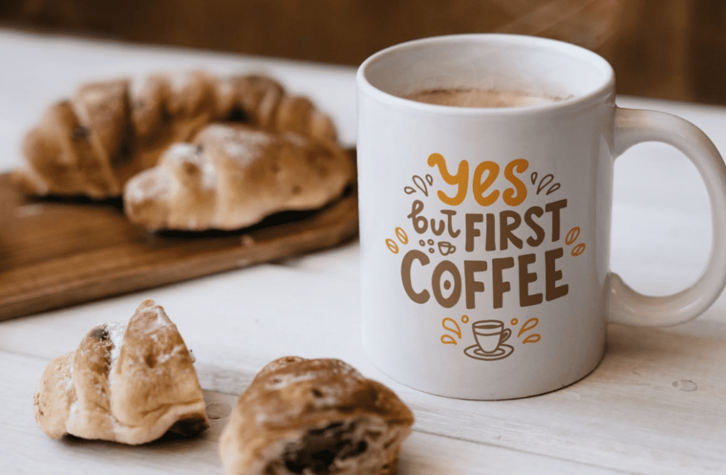 Personalised Mugs - Bumble Print